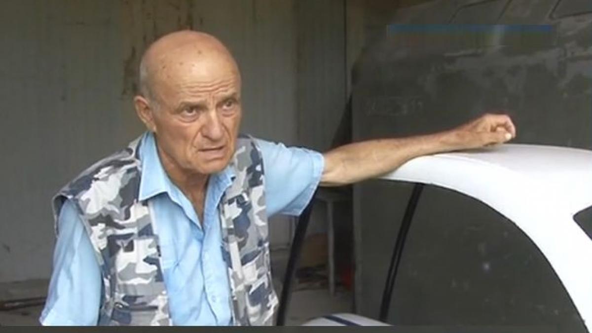 La 82 de ani, Justin Capră inventează o nouă maşină
