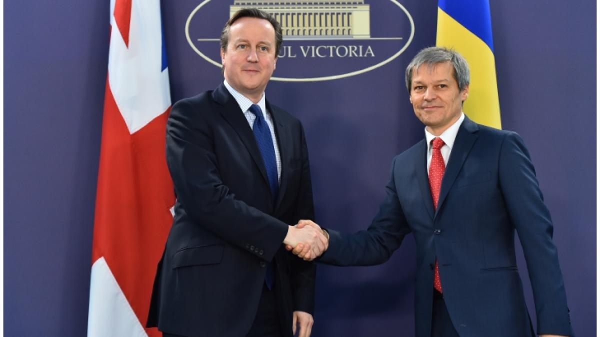 Cum descrie presa britanică vizita premierului David Cameron în România
