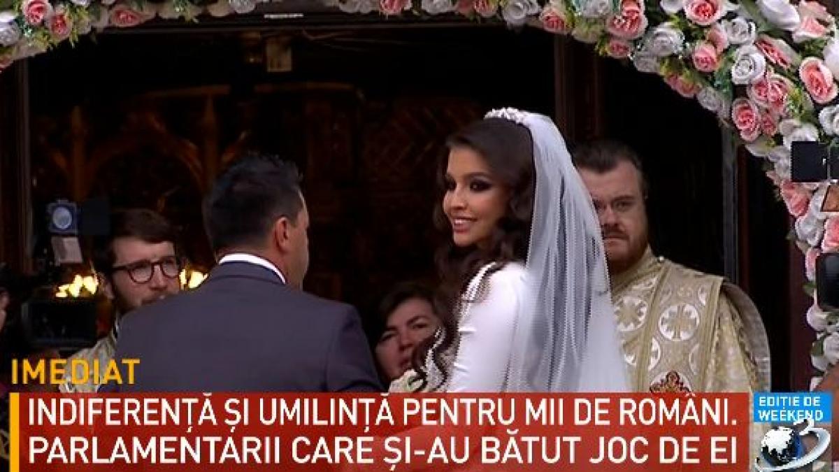 Primele imagini de la nunta lui Adrian Mutu cu Sandra Baghici