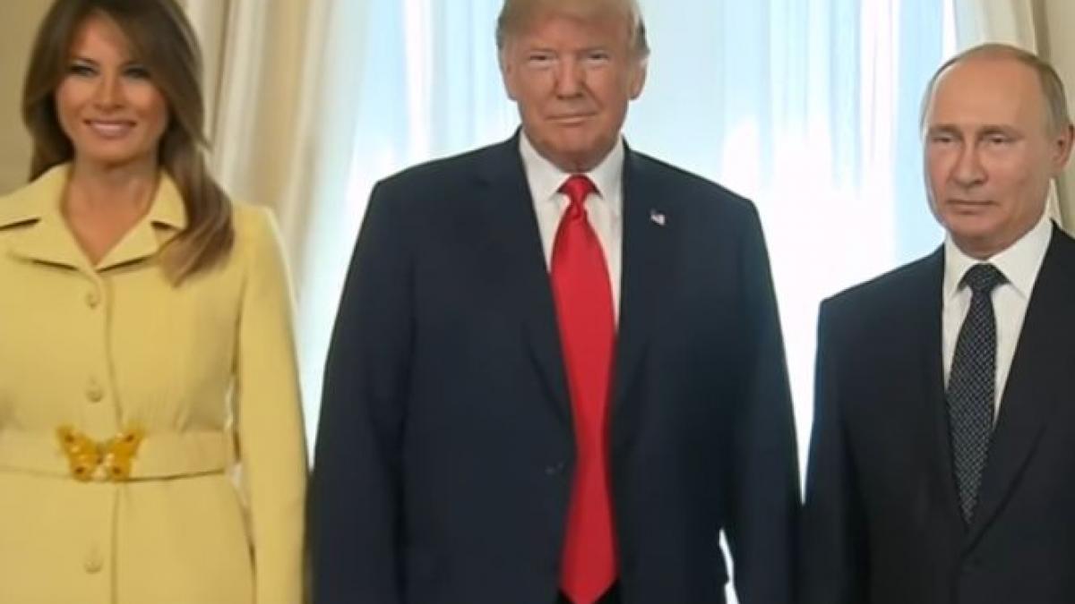 Cum s-a remarcat Melania la întâlnirea dintre Donald Trump şi Vladimir ...
