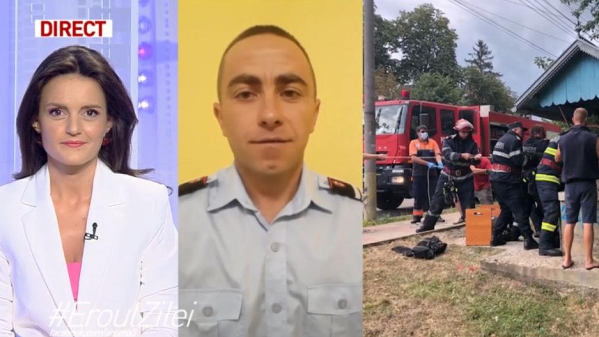 Daniel Savin, pompierul devenit înger păzitor pentru un bărbat căzut în ...