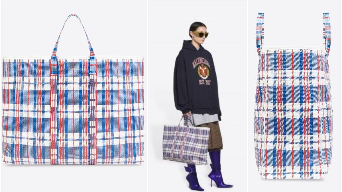Sacoșa lui mamaie revine! Cât costa geanta Balenciaga care arată ca ...