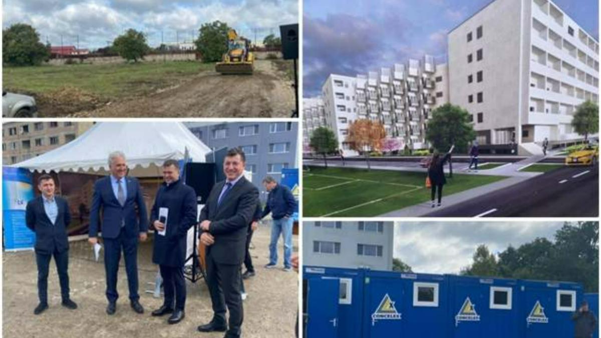 Şantierul celui mai mare cămin studențesc din țară, inaugurat la ...