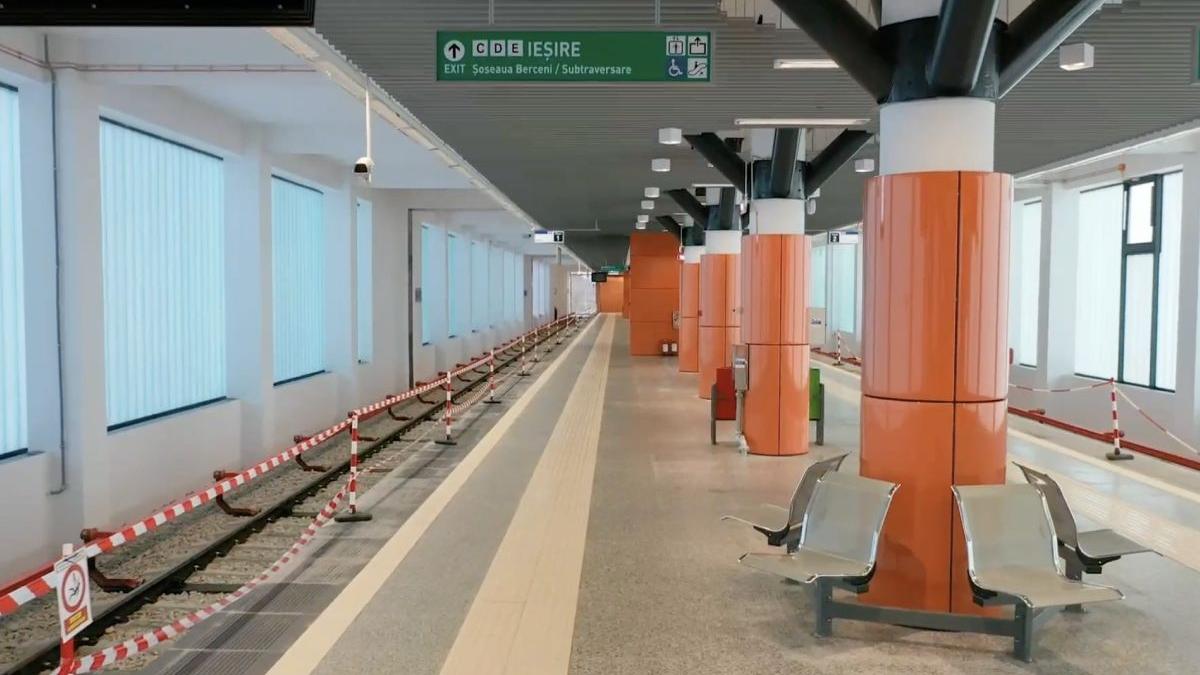 Stația de metrou supraterană din Sectorul 4 este gata! Daniel Băluță ...