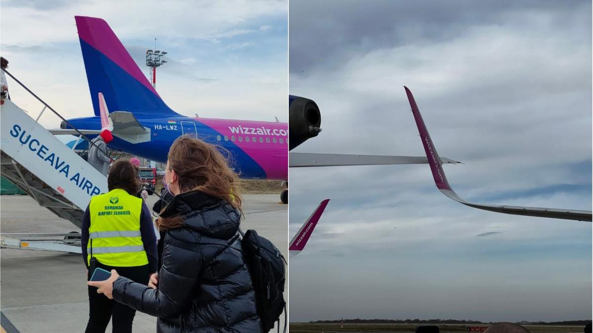 Două avioane s-au ciocnit pe pista Aeroportului din Suceava. Unul ...