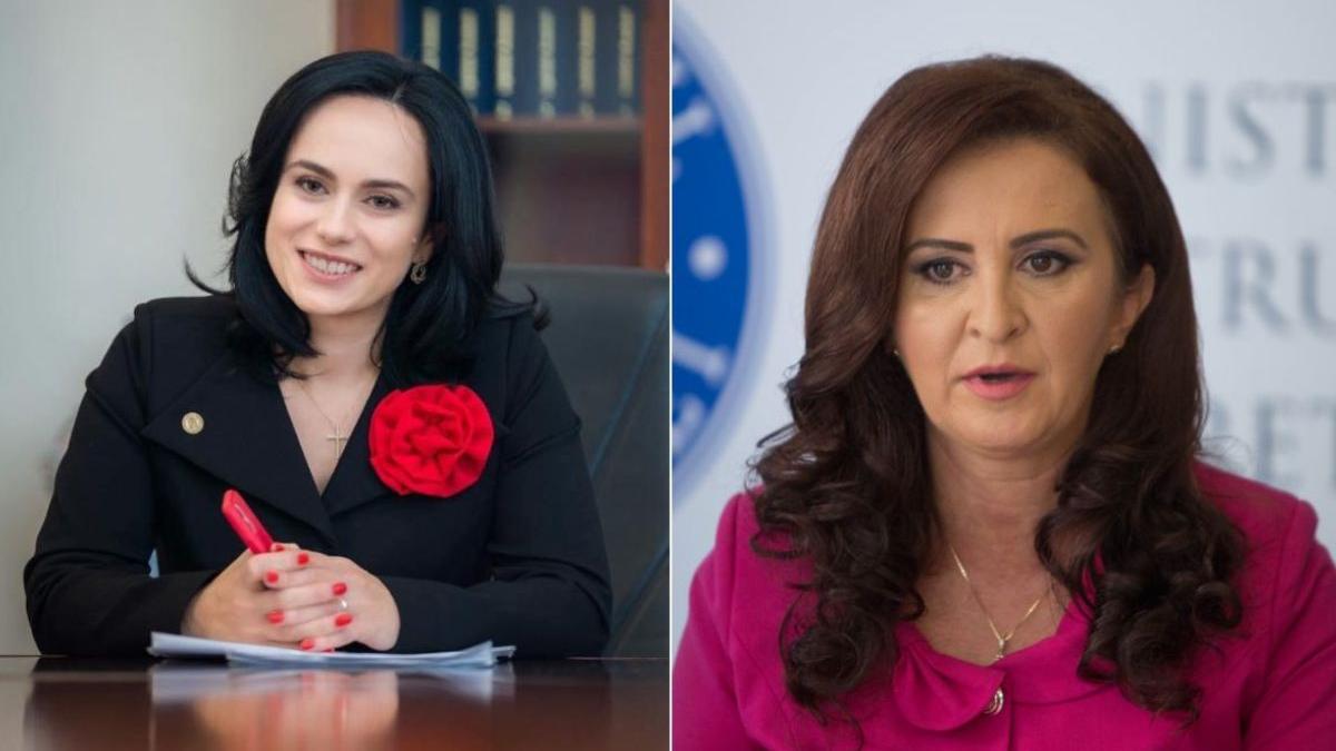 Simona Bucura Oprescu şi Natalia Intotero depun jurământul ca miniştrii ...