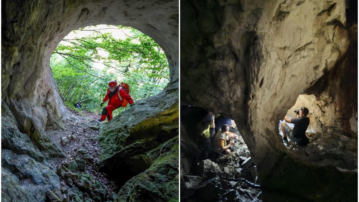 Imagini cu un labirint fascinant de peșteri, descoperit de speologi în ...