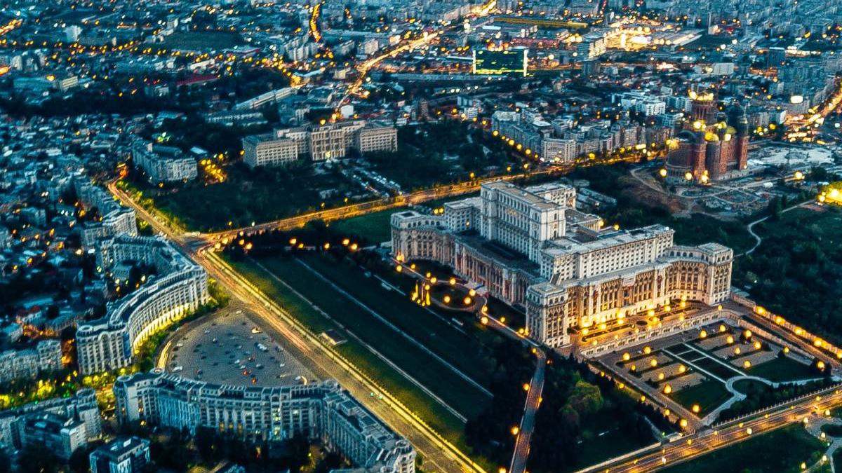 Imaginea uluitoare cu Bucureștiul văzut din spațiu. Momentul, surprins ...