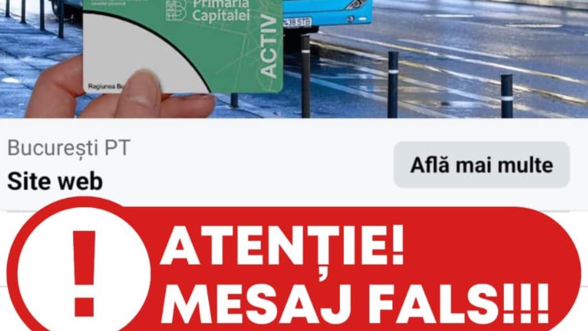 Fraudă online, în numele Societății de Transport București! STB: "Nu ...