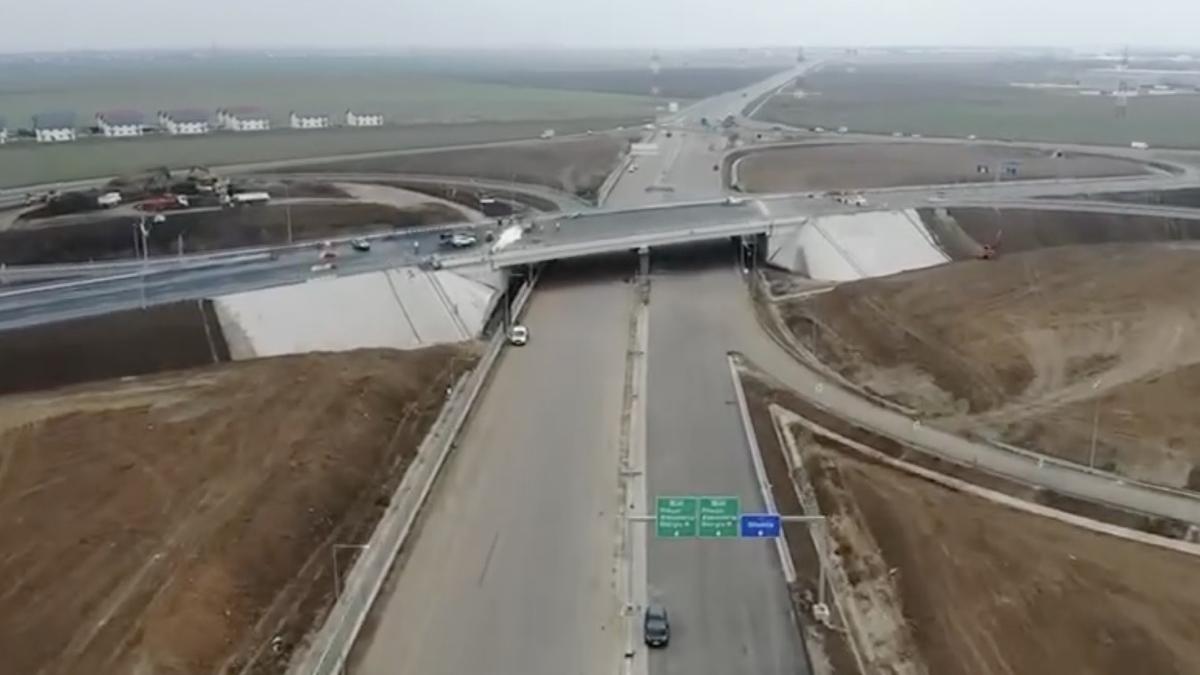 Imagini impresionante cu Autostrada Bucureștiului A0: Se deschide ...