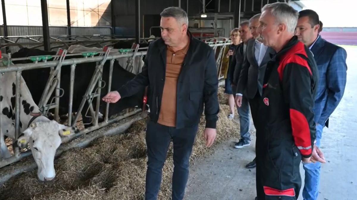 Florin Barbu, ministrul Agriculturii, vizită la Ferma Vîşcu din Diniaş ...