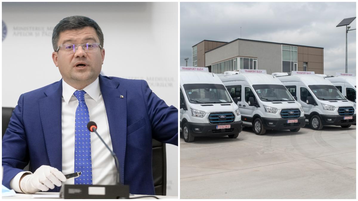 Tun financiar cu microbuze școlare. Șeful CJ Iași încearcă să explice de ce a dat 200.000 de ...