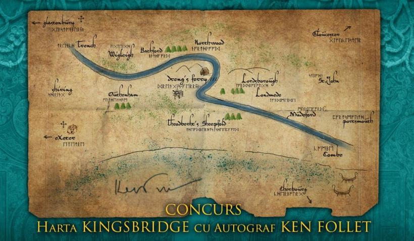 Concurs Editura RAO. Câştigă harta ţinutului Kingsbridge cu autograful ...