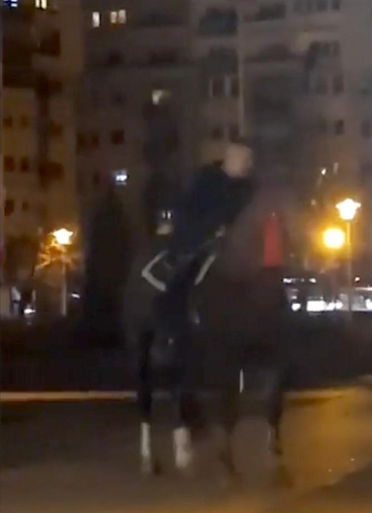 ”Omul e cu calul în parc! A rupt banca” | Mai mulți tineri și-au dus ...