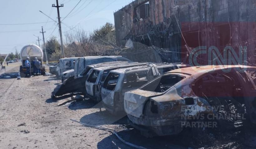 Imagini exclusive cu dezastrul lăsat în urma exploziilor de la Crevedia ...