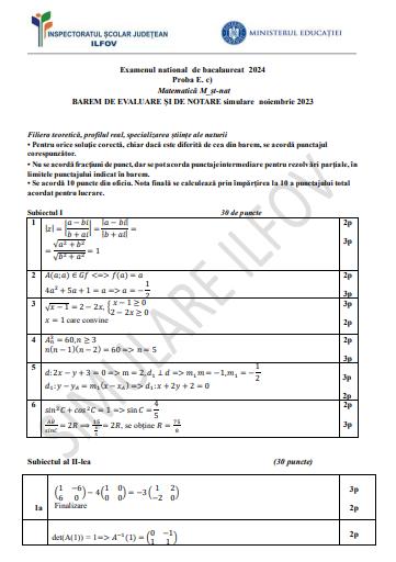 Galerie Foto - Simulare Bacalaureat 2024. Modele de subiecte pentru ...