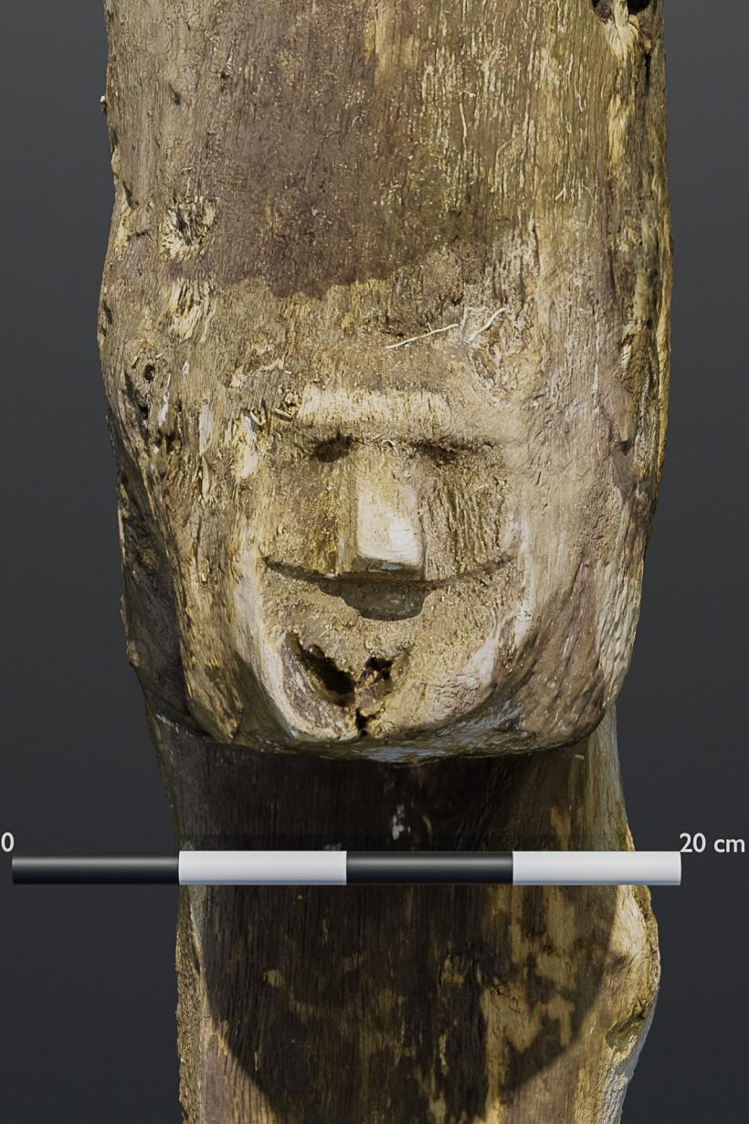 Galerie Foto - Descoperire uimitoare sub apă: Fața sculptată care a ...