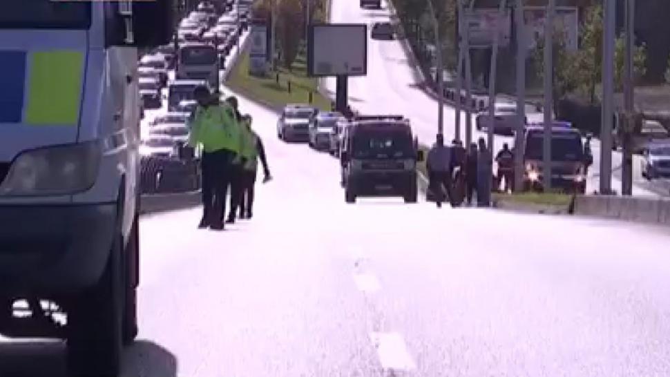 Accident grav pe Podul Basarab din București! Un motociclist a murit