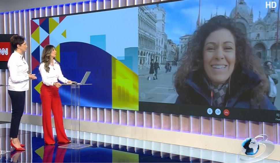 Naty Badea, corespondent Antena 3 CNN în Italia, cu ochii în lacrimi de ...