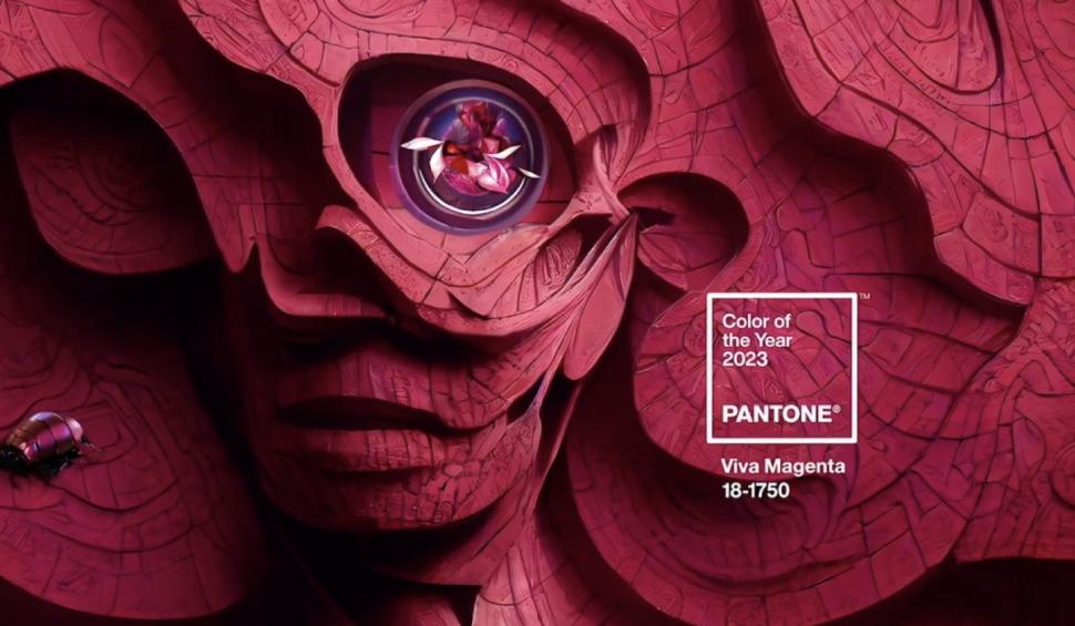 A fost aleasă culoarea anului 2023. Viva Magenta, o culoare exuberantă ...