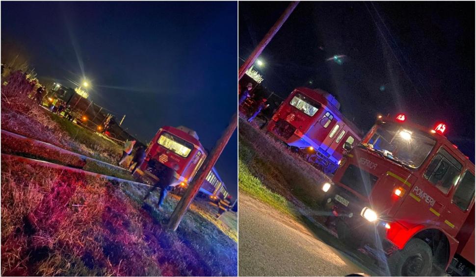 Accident feroviar în Prahova. Un autotren încărcat cu lemne a lovit un ...
