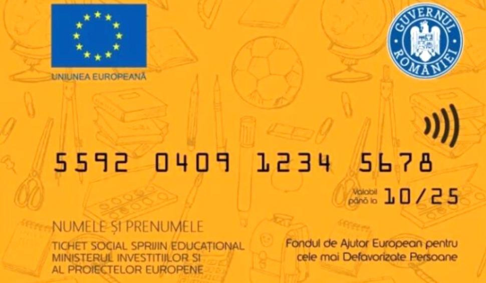 Model de cerere pentru acordarea tichetelor educaționale de 500 de lei, în 2023