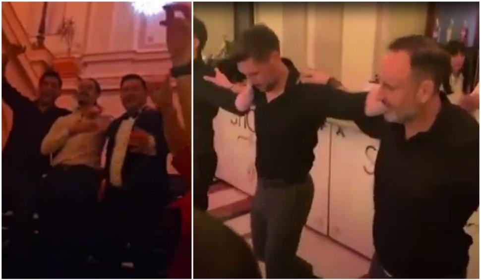 Imagini cu o petrecere grecească în Spitalul Colțea din București, la ...