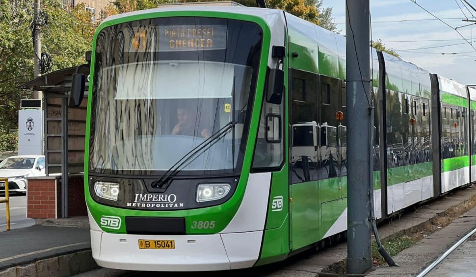 Una dintre principalele linii de tramvai din București se suspendă ...