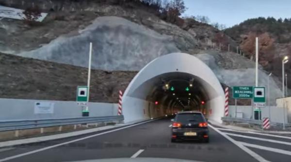 Imagini cu cel mai lung tunel de autostradă din Bulgaria. Drumul către ...