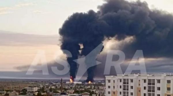 Explozii puternice și incendiu la cel mai mare depozit de petrol din ...