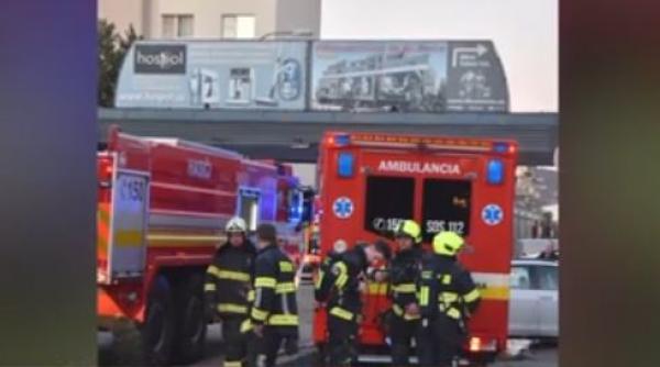 Un copil de 7 ani a dat foc intenționat unui supermarket din Bratislava ...