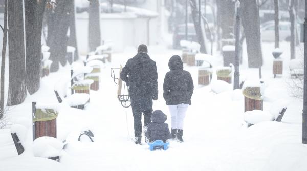 Ger și minus 19 grade în București. Prognoza specială pentru ...