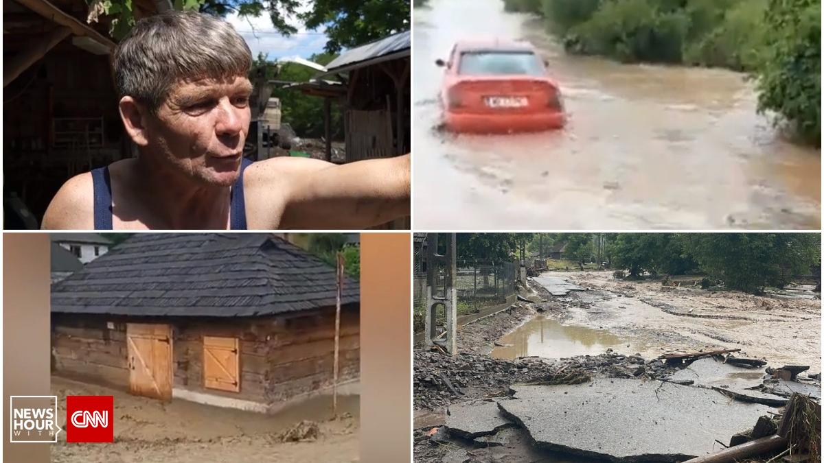 "Mi-a luat tot în cinci minute" | Imagini apocaliptice cu prăpădul ...